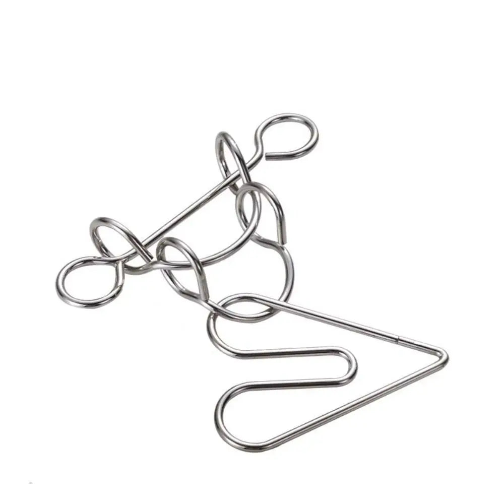 3D Metal Puzzle IQ Mind Brain Teaser Intelligence Buckle Interlock ...