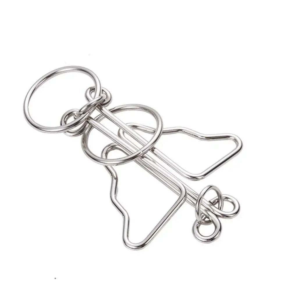 3D Metal Puzzle IQ Mind Brain Teaser Intelligence Buckle Interlock ...