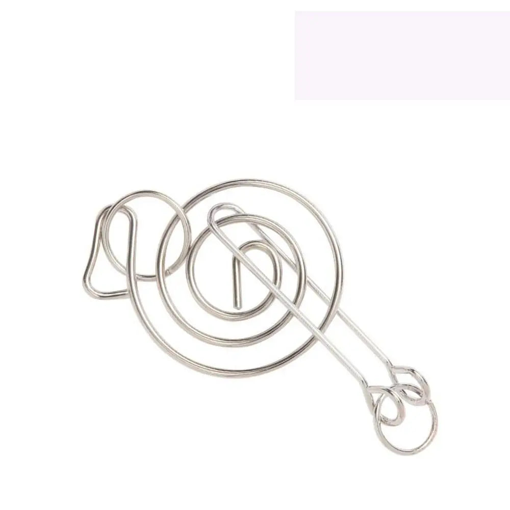 3D Metal Puzzle IQ Mind Brain Teaser Intelligence Buckle Interlock ...